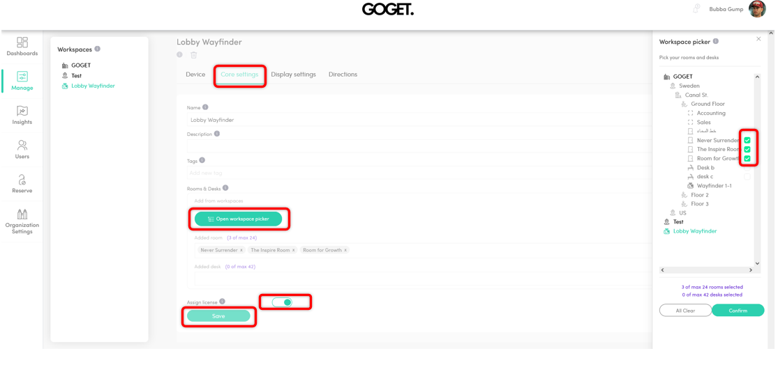 How do I pair a Wayfinder display to GOGET? – Help Center