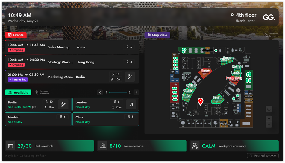 Introduction to Wayfinding displays – Help Center