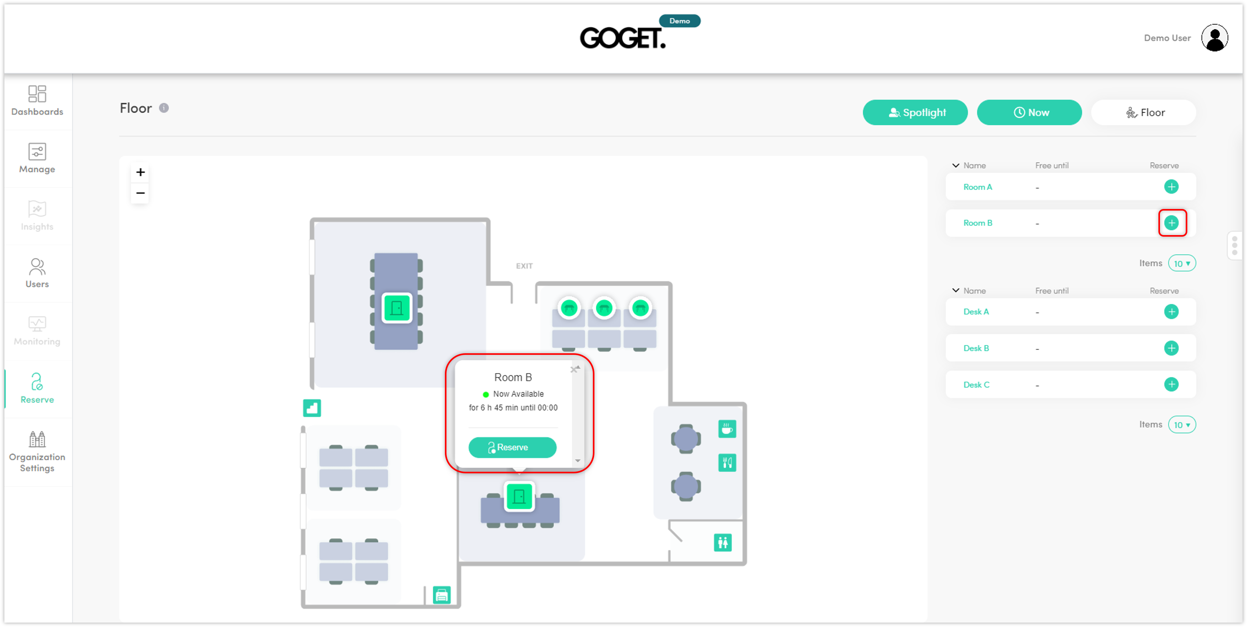 Find available rooms/desks and colleagues on a map – Help Center