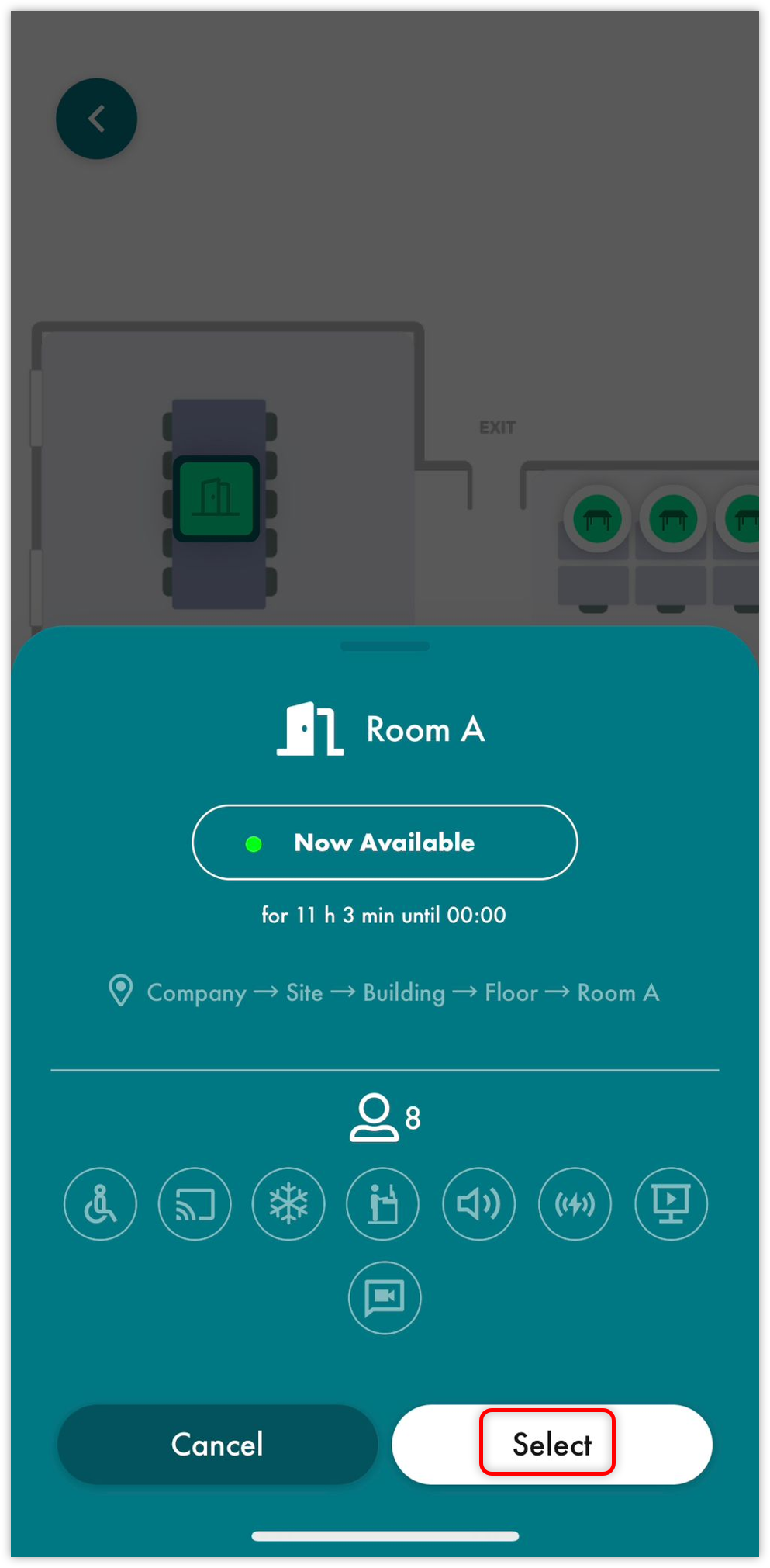Find available rooms/desks and colleagues on a map – Help Center
